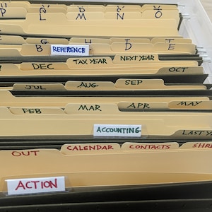 EASIEST FILING SYSTEM Updated and Improved Digital Download 1 Page ...