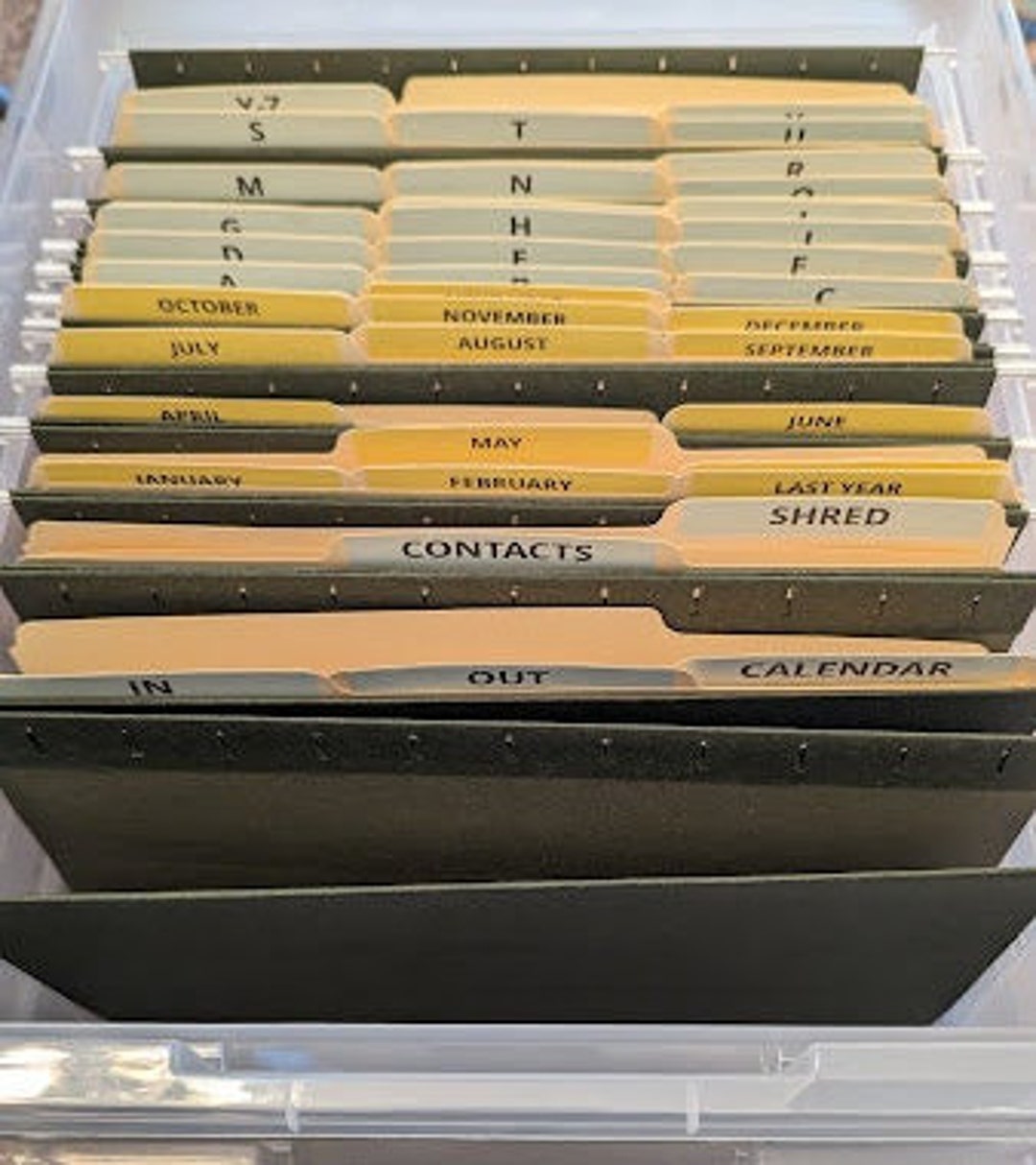 EASIEST FILING SYSTEM Updated and Improved Digital Download 1 Page ...