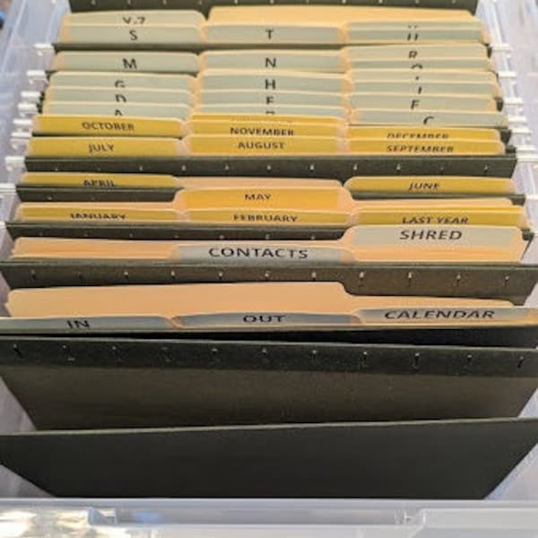 Filing System - Etsy