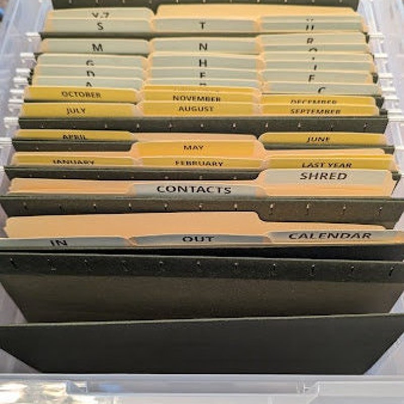 Filing System - Etsy