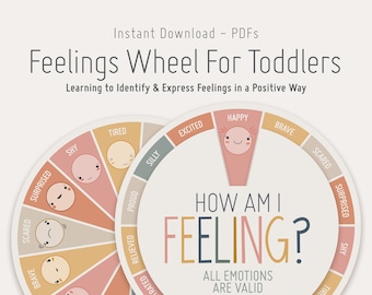 Feelings Thermometer Chart Printable Emotions Chart Kids Feelings Chart ...