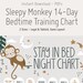 Sleepy Monkey Bedtime Training Chart: 14-day Reward System (printable ...