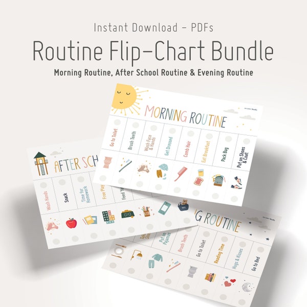 Toddler Routine Chart - Etsy