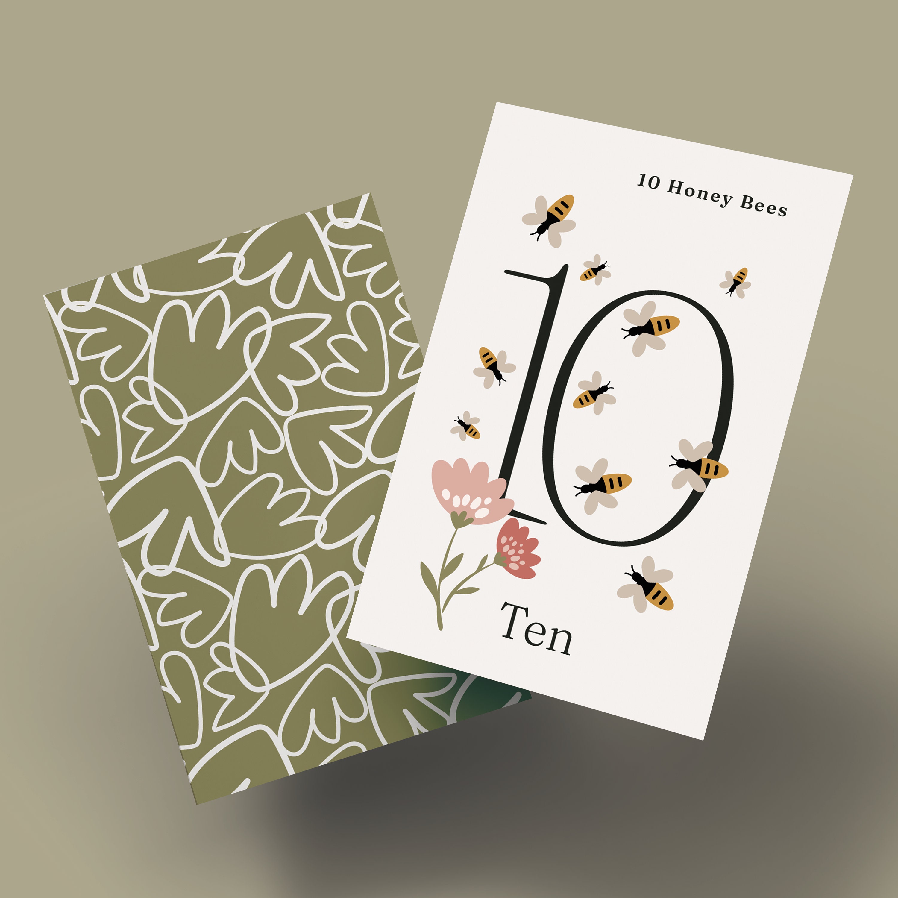 Woodland Numbers Flash Cards Counting Learn to Print - Etsy