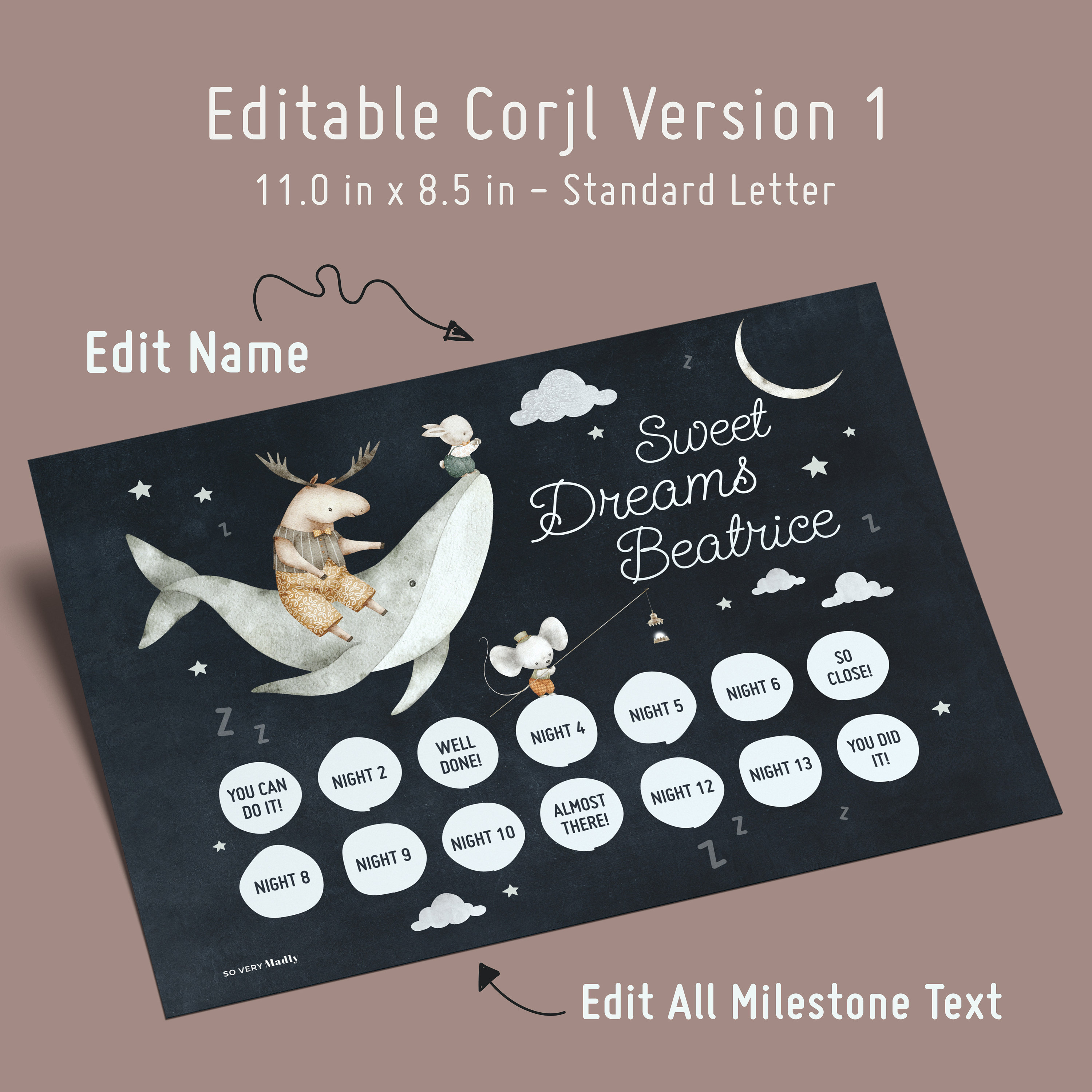 To the Stars Bed Chart, Printable Bedtime Training Reward Chart for ...