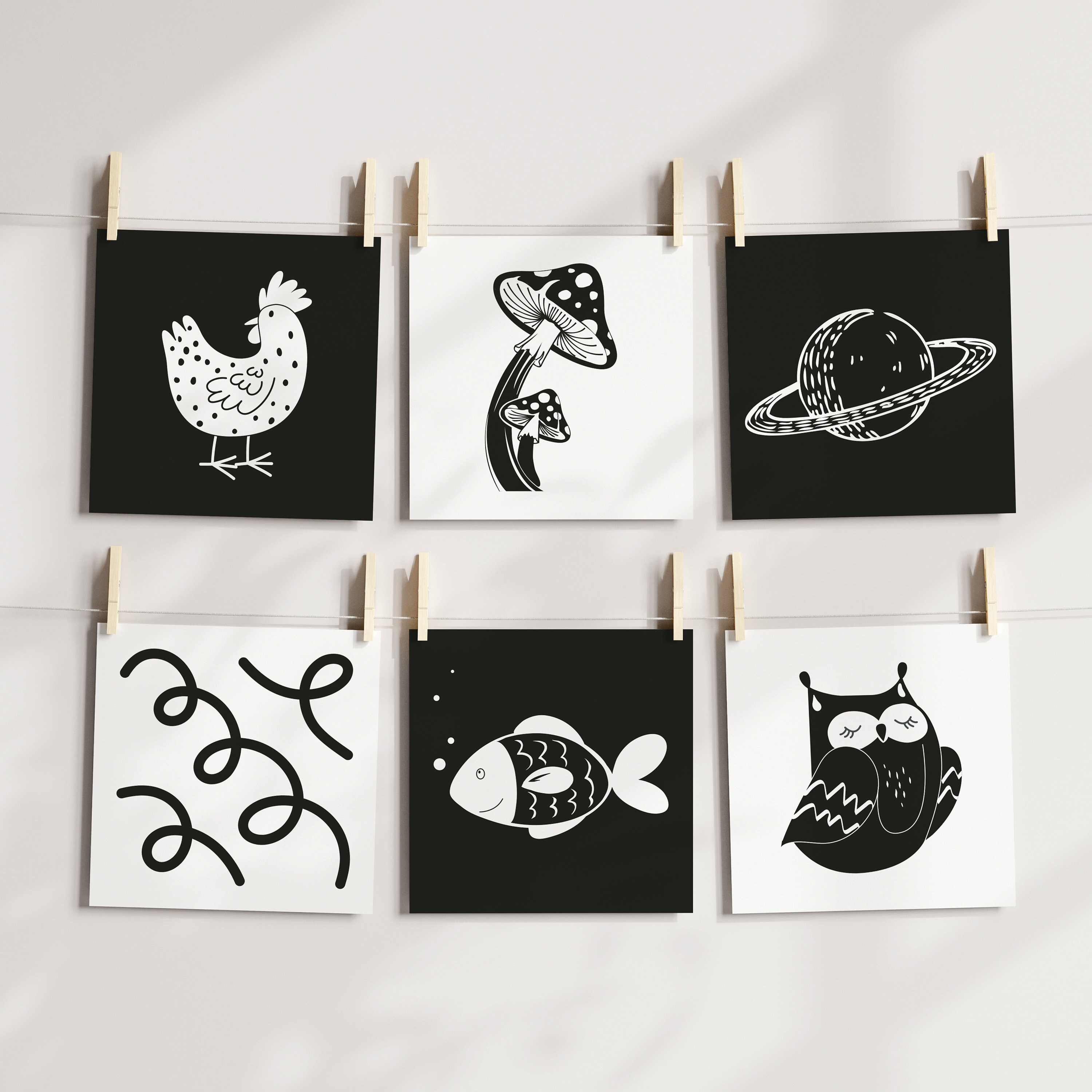 Printable Number Flash Cards 1-10, Vibrant High-contrast Learning Tool ...