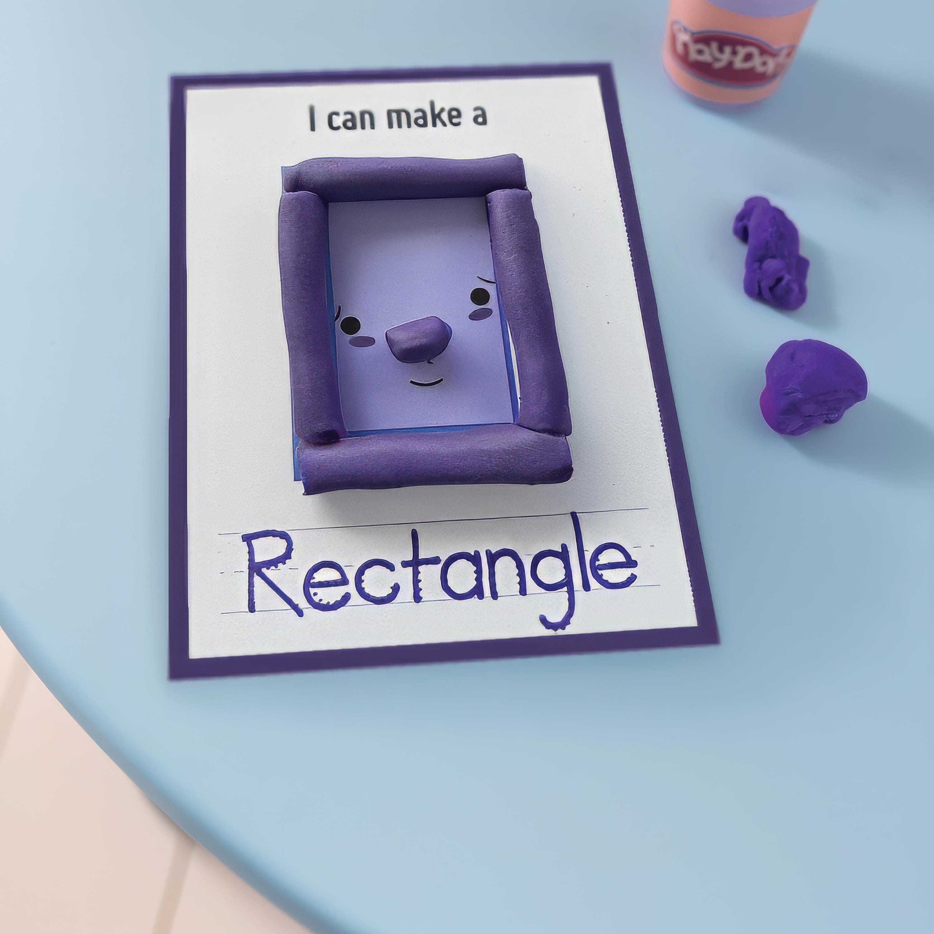 Play-dough Shape Mats: Montessori 2D Shape Learning (PDF Download) - Etsy