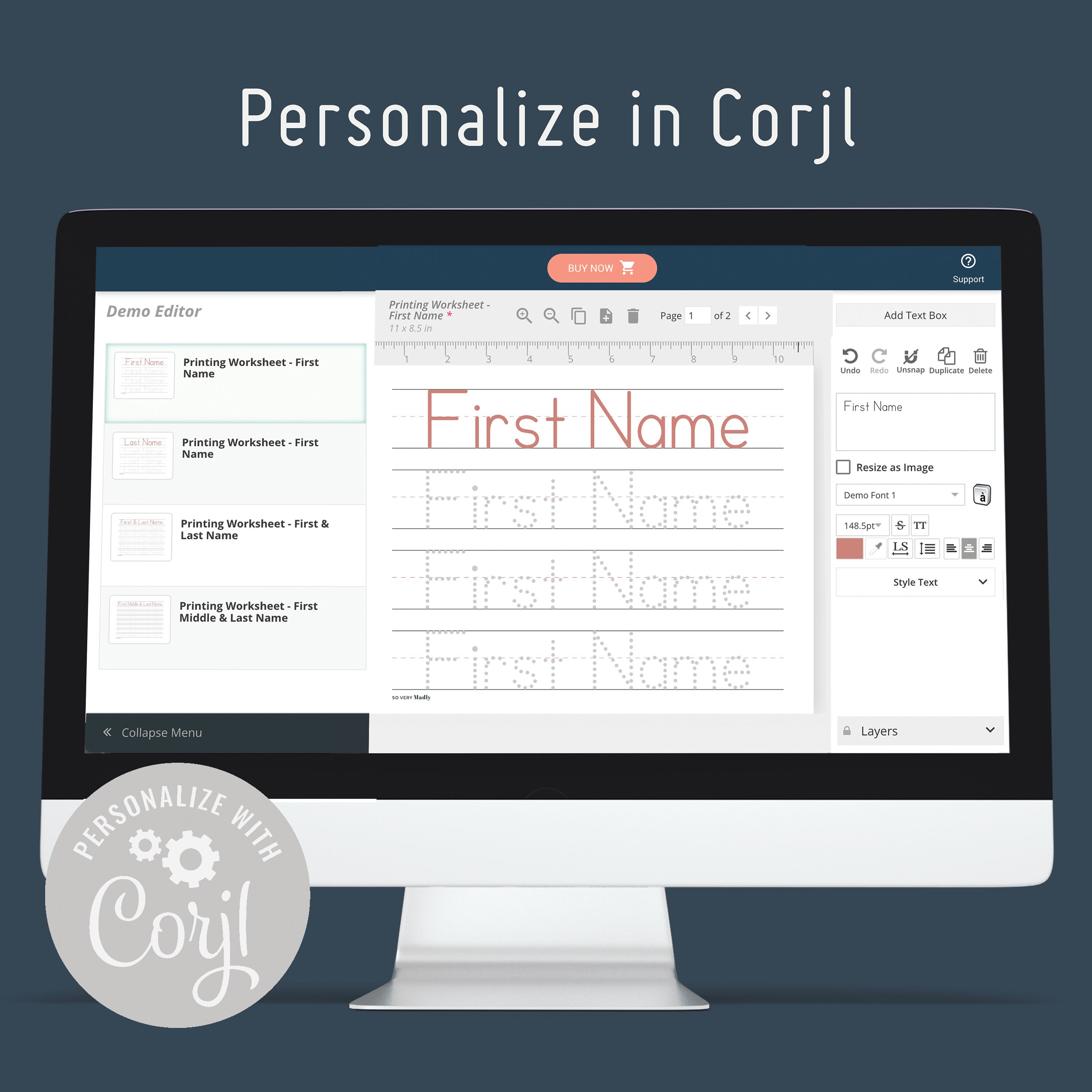 Personalized Name Tracing Worksheet: Customizable Kids Handwriting ...