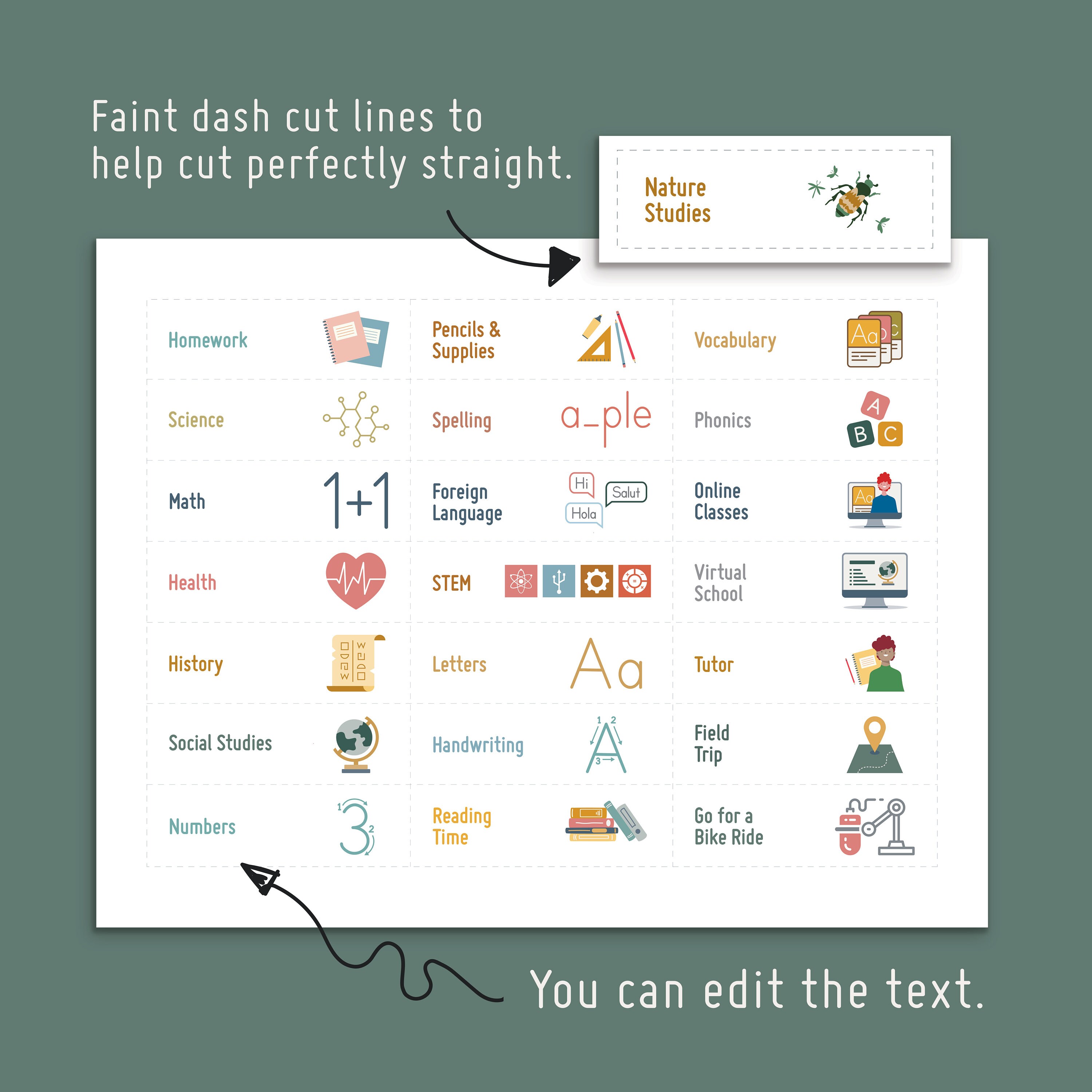Homeschool Routine Cards I Homeschool Printable Schedule I Visual ...