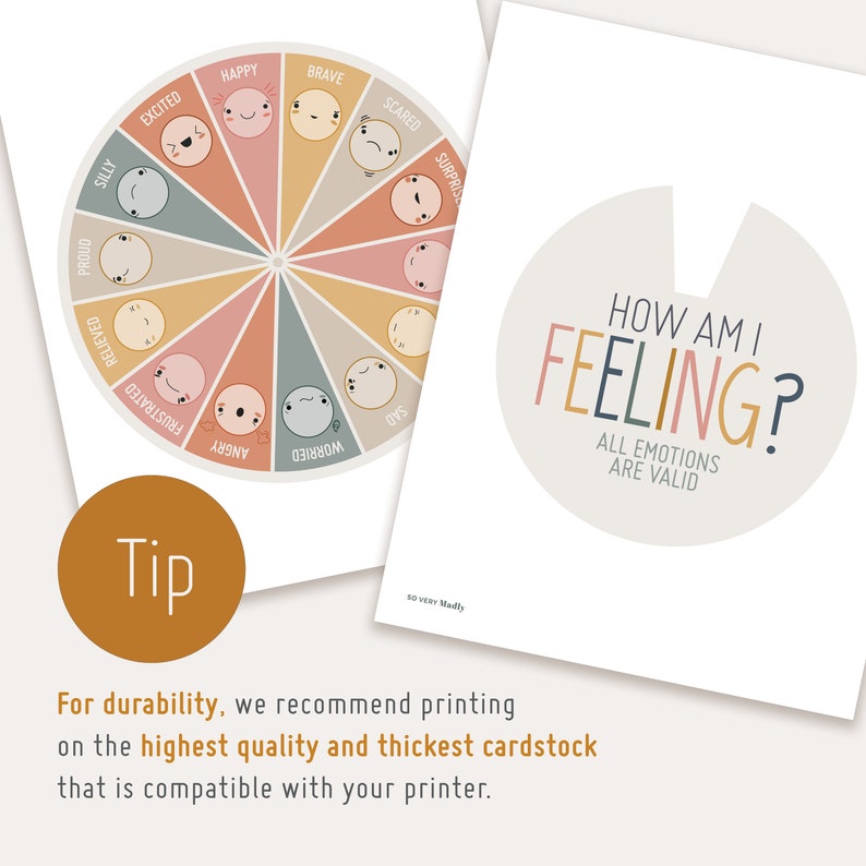 Feelings Wheel | Printable Emotions Chart | Kids Feelings Chart ...