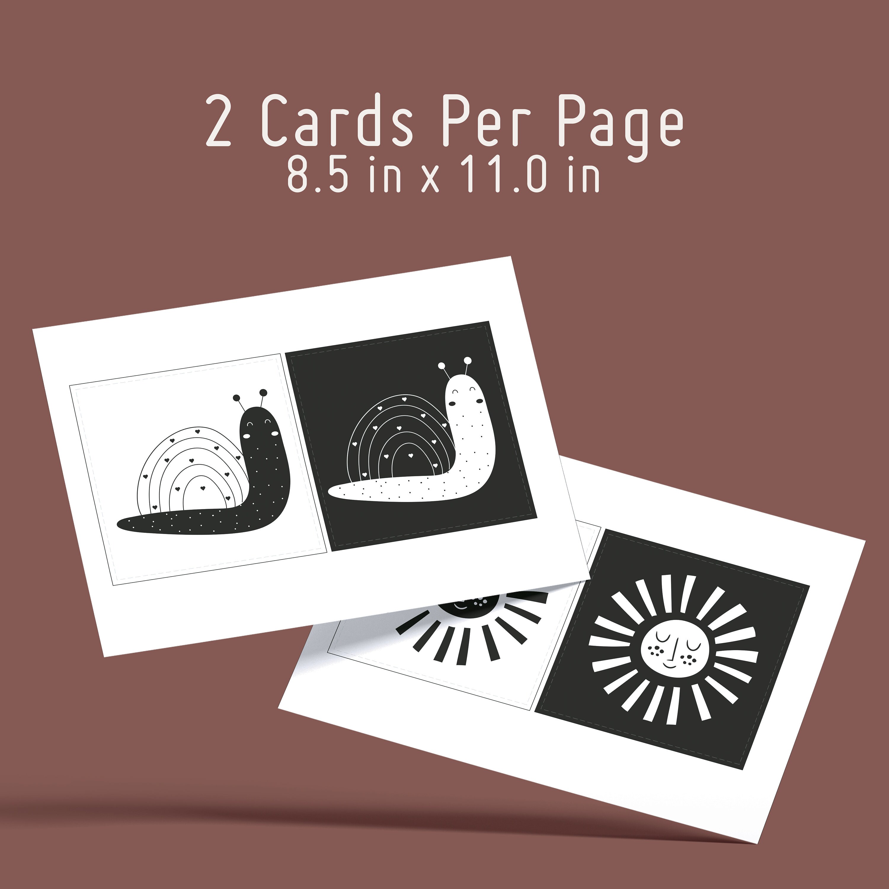 Printable Number Flash Cards 1-10, Vibrant High-contrast Learning Tool ...