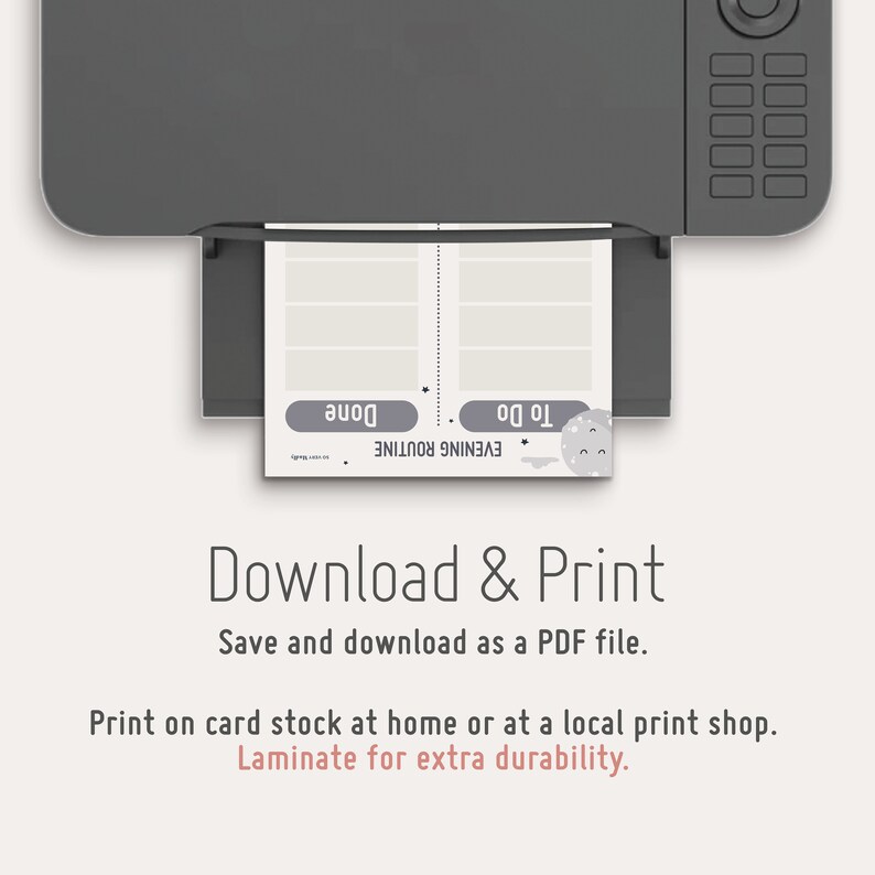 To Do Done School, Chore & Routine Cards Chart Bundle | Organize ...