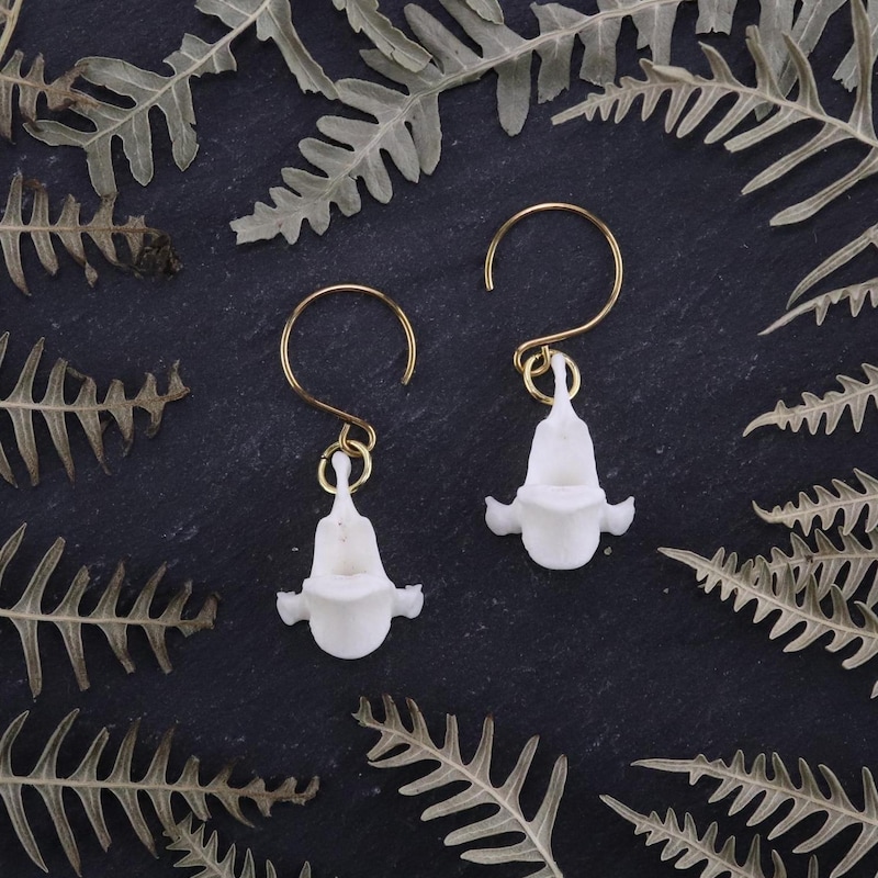 Bone Earrings - Etsy
