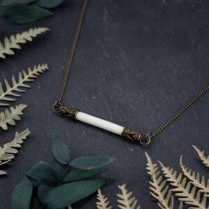 NOMADIC LIFESPAN NECKLACE - Porcupine Quill Necklace - Natural Jewelry - Gift for Women - Ethnic ...