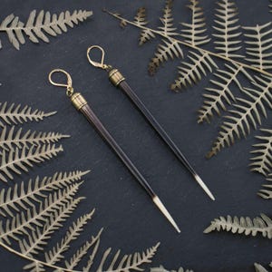 NOMADIC ELEGANCE EARRINGS - Yellowstone Earrings-western Jewelry-porcupine Quill Earrings-beth ...