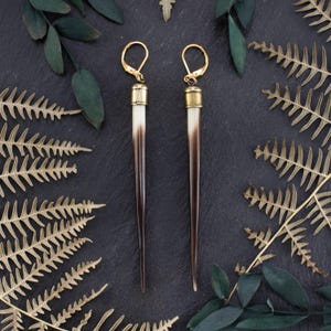 NOMADIC ELEGANCE EARRINGS - Yellowstone Earrings-western Jewelry-porcupine Quill Earrings-beth ...