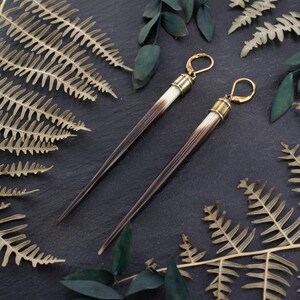 NOMADIC ELEGANCE EARRINGS - Yellowstone Earrings-western Jewelry-porcupine Quill Earrings-beth ...