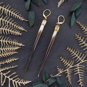 NOMADIC ELEGANCE EARRINGS - Yellowstone Earrings-western Jewelry-porcupine Quill Earrings-beth ...