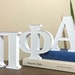 Sorority/fraternity Greek Block Shelf Letters | 3D Printed - Etsy