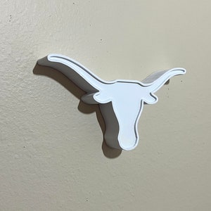 UT Longhorn University of Texas Home Shelf Decor | 3D Printed - Etsy