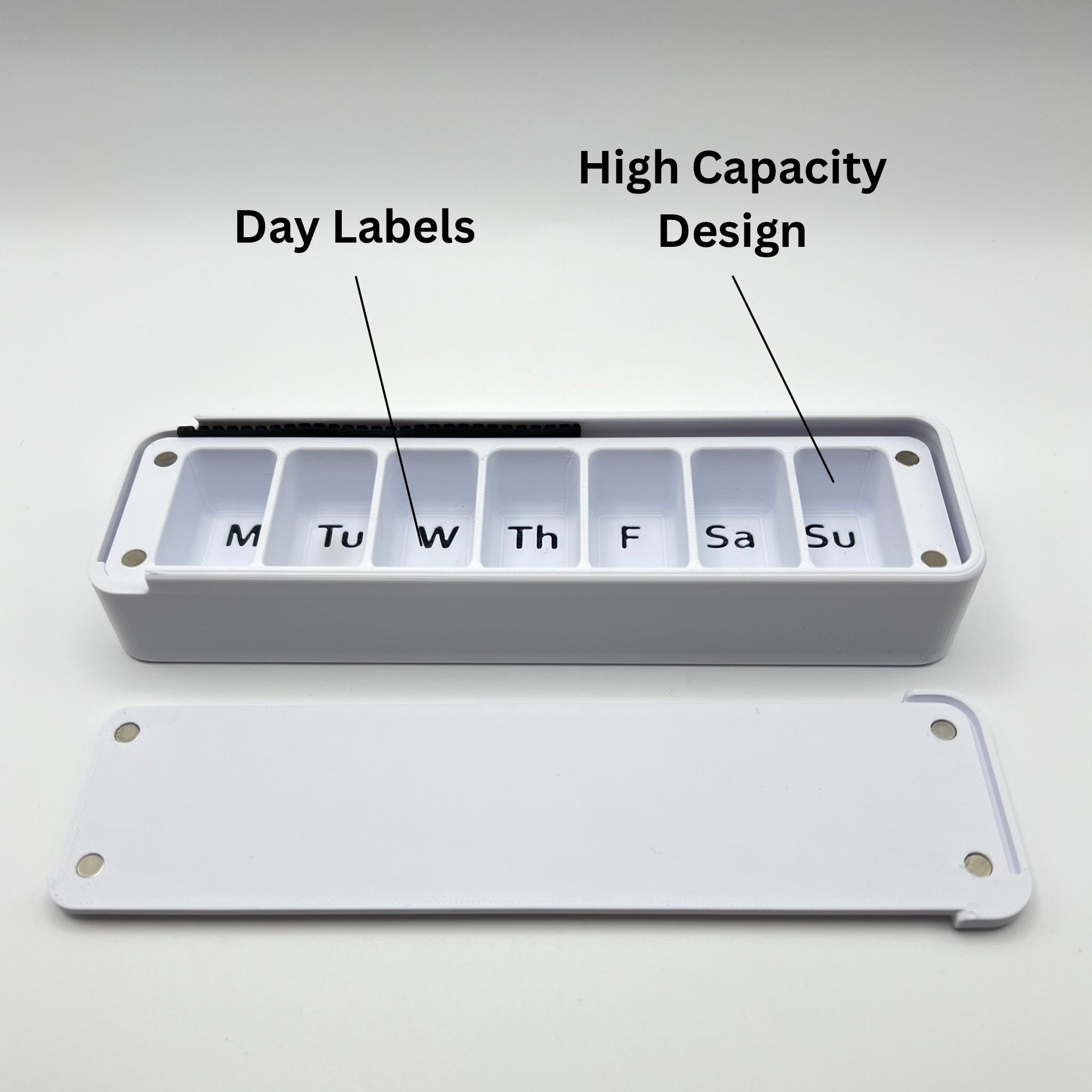 Travel Locking Magnetic Pill Case - Pill Packer Pro - Etsy