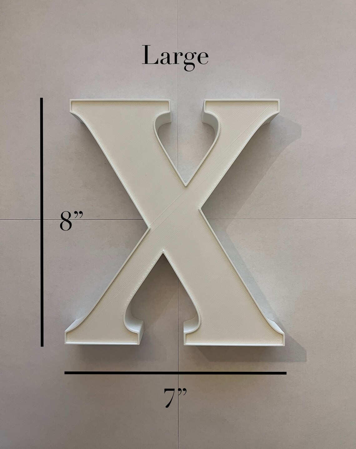 Sorority/fraternity Greek Block Shelf Letters 3D Printed - Etsy