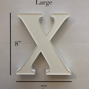 Sorority/fraternity Greek Block Shelf Letters 3D Printed - Etsy