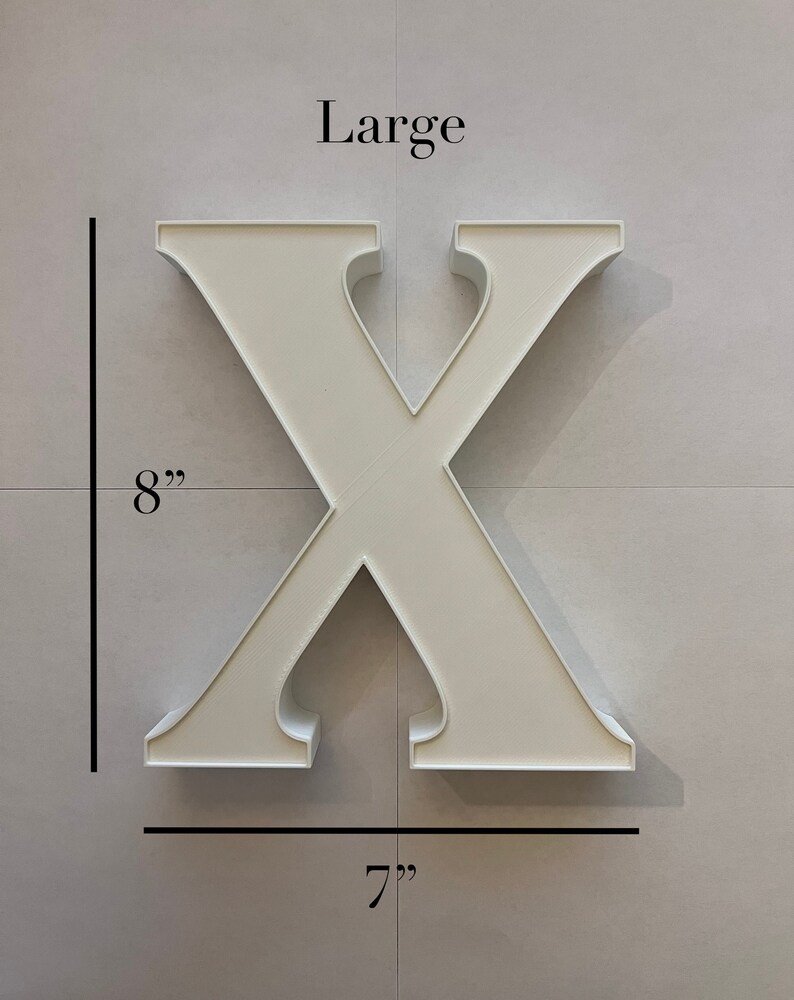 Sorority/fraternity Greek Block Shelf Letters 3D Printed - Etsy