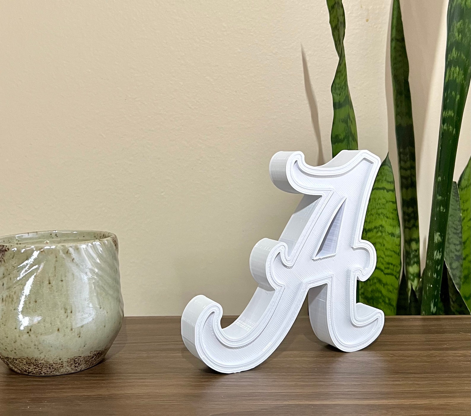 Alabama Roll Tide Logo Block Letter Shelf Decor 3D Printed - Etsy