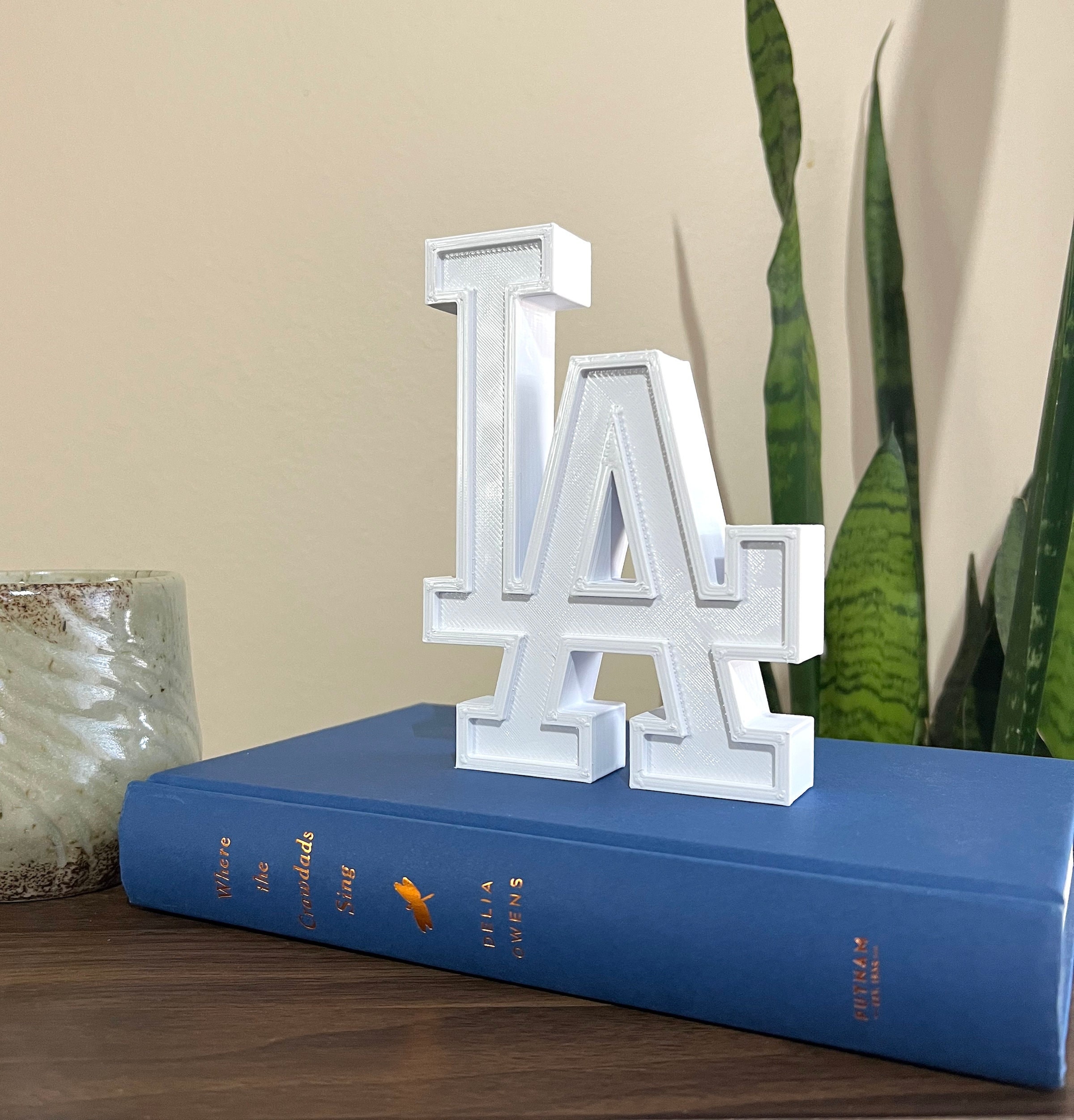 Los Angeles Dodgers Logo 3d Fan Foam Logo Sign