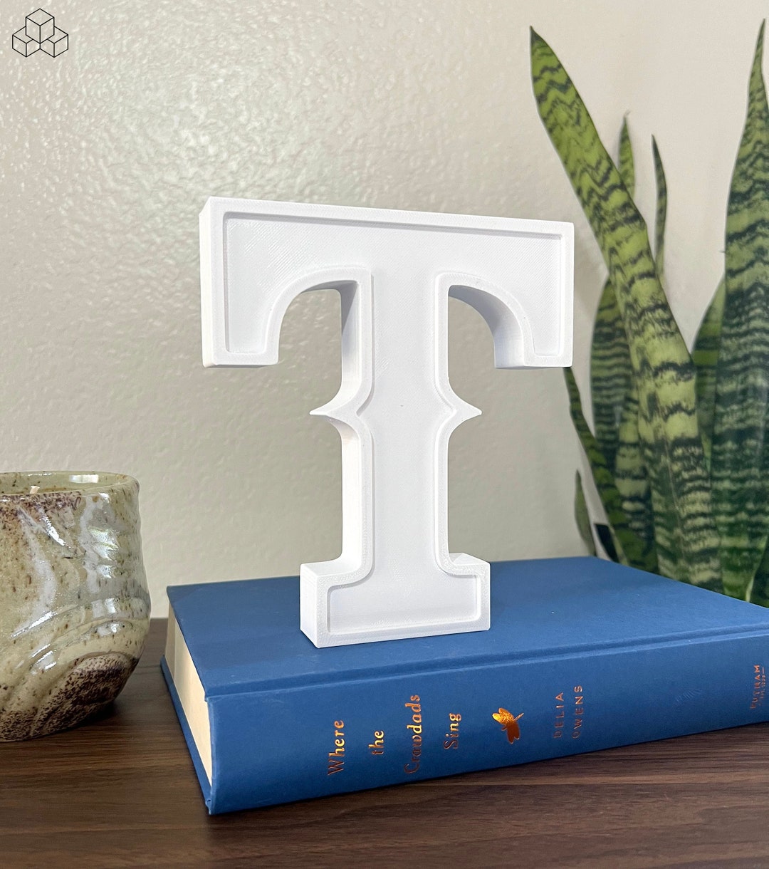 Texas Rangers Baseball Logo Block Letter Shelf Decor | 3D Printed - Etsy