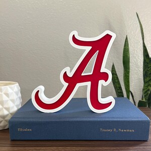 Alabama Roll Tide Logo Block Letter Shelf Decor | 3D Printed ...