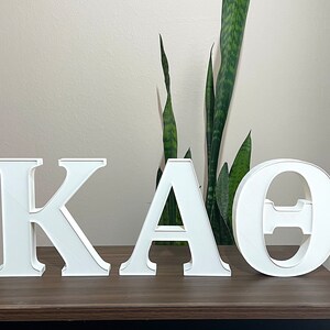 Sorority/fraternity Greek Block Shelf Letters 3D Printed - Etsy