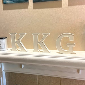 Sorority/fraternity Greek Block Shelf Letters 3D Printed - Etsy