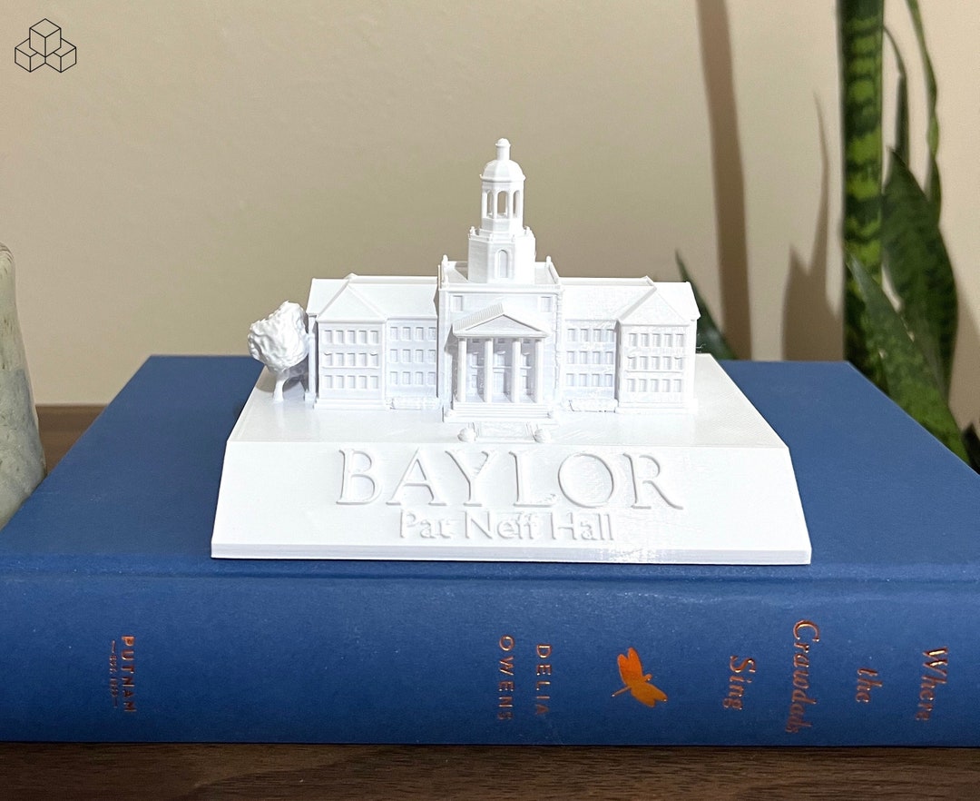 Baylor Pat Neff Hall Model Building Office Graduation Gift Decor 3D ...