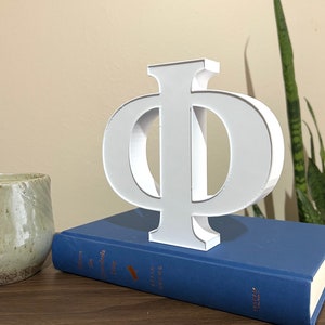 Sorority/fraternity Greek Block Shelf Letters | 3D Printed - Etsy