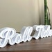 Alabama Roll Tide Block Letter Shelf Decor | University of Alabama | 3D ...