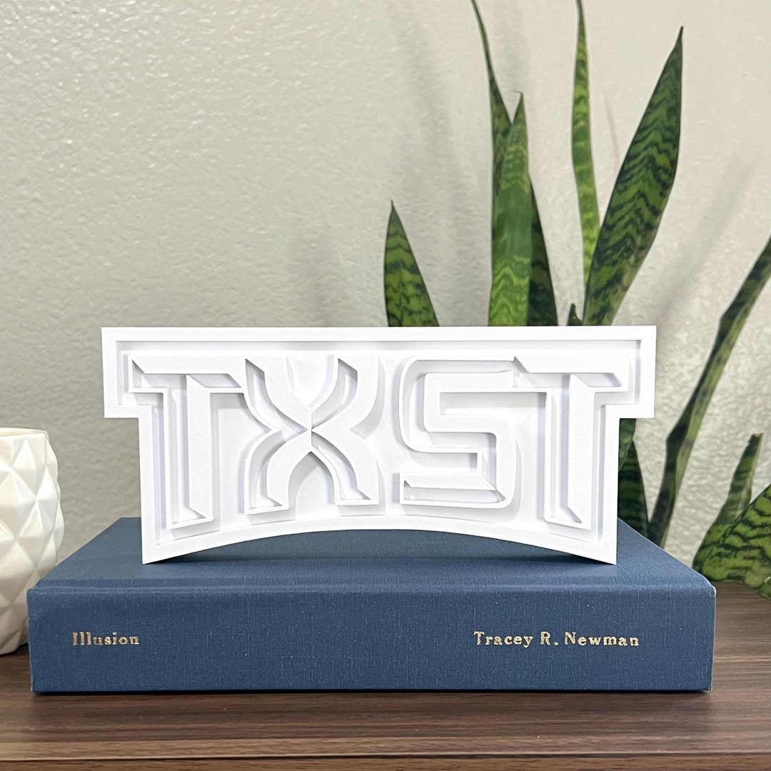 Texas State University TXST Logo Block Letter Shelf Decor | 3D Printed ...