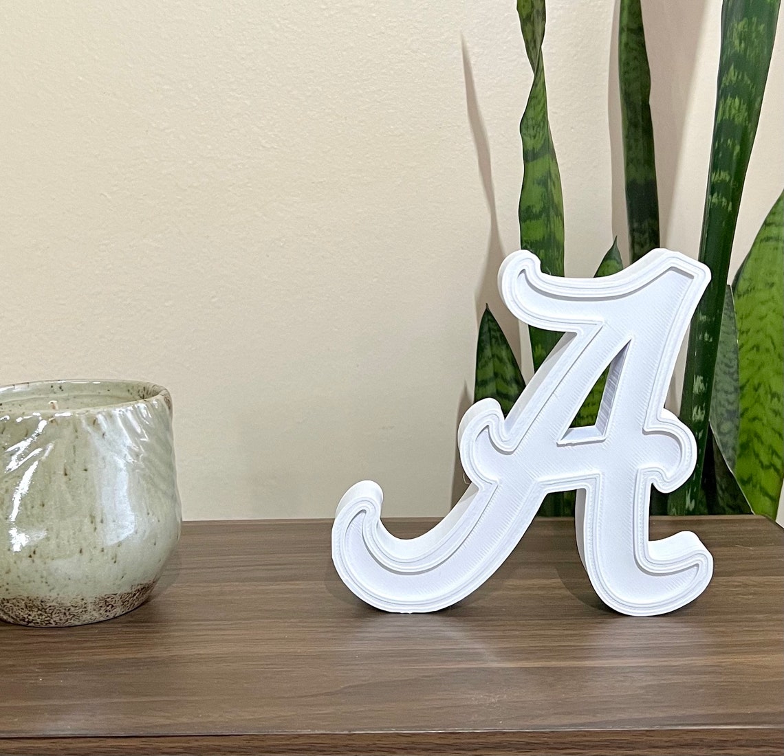 Alabama Roll Tide Logo Block Letter Shelf Decor 3D Printed - Etsy