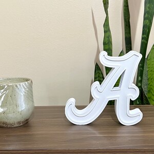 Alabama Roll Tide Logo Block Letter Shelf Decor | 3D Printed - Etsy