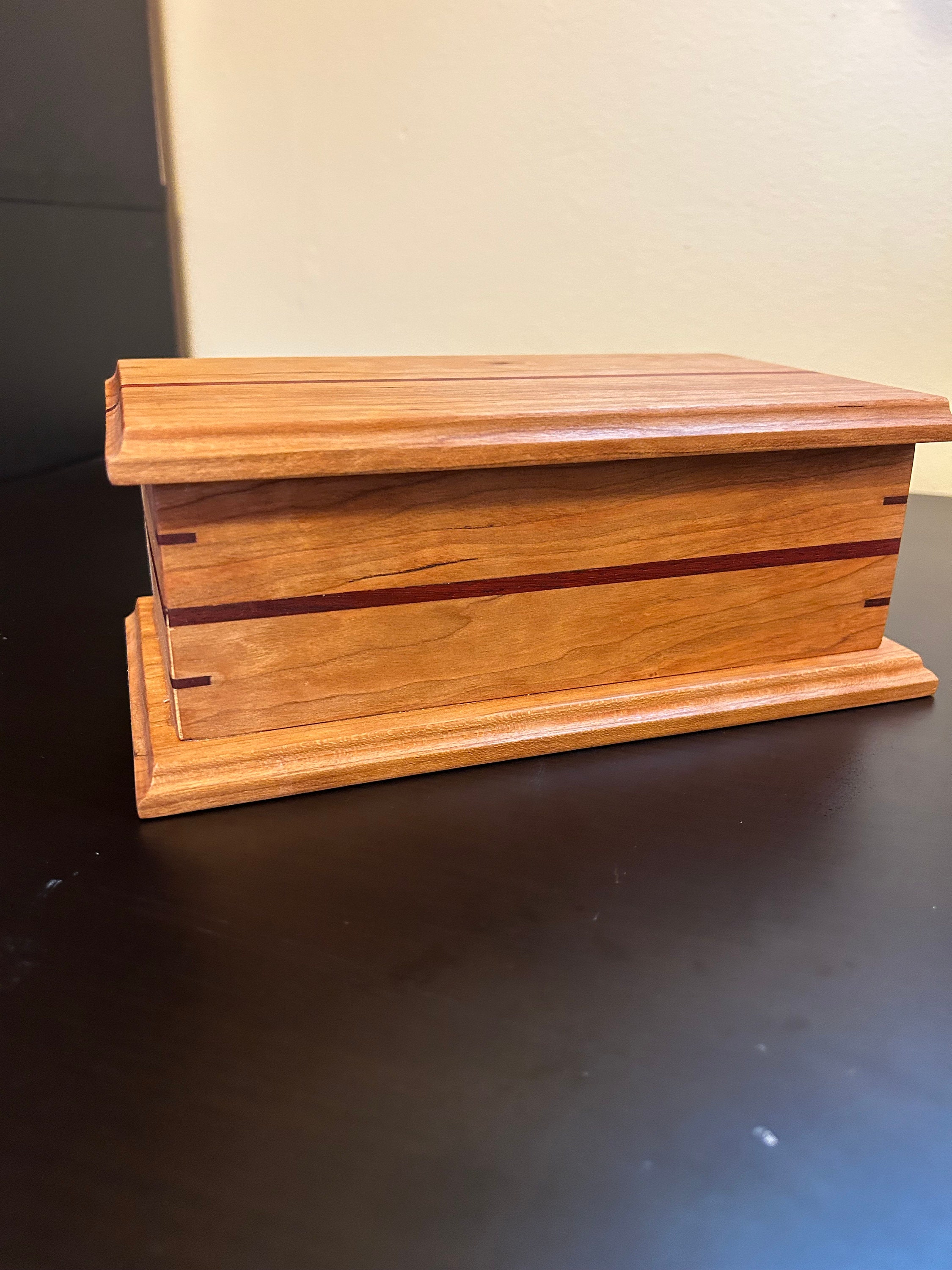 Cherry Keepsake Box With Padauk Inlay - Etsy