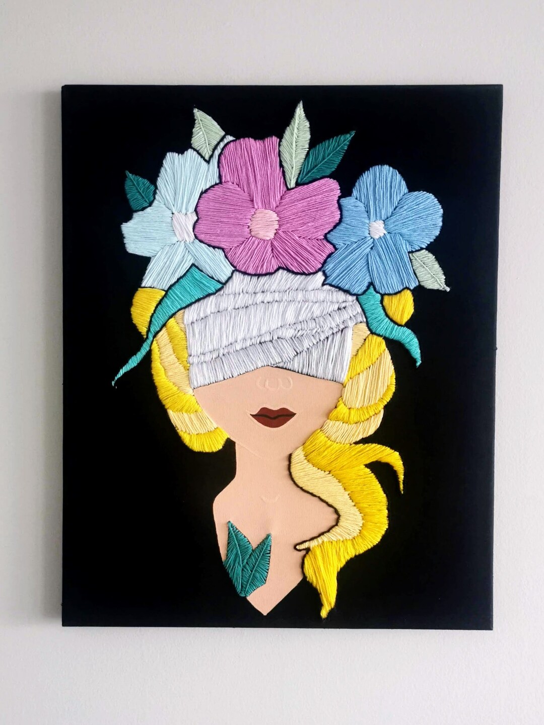 Punchneedle Wall Art/punch Needle Embroidery Art/needle Punch Art - Etsy