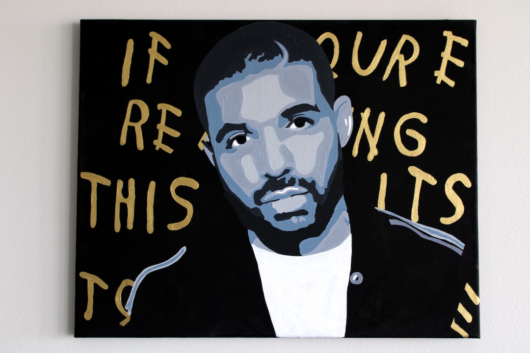 Drake Portrait/drake Painting - Etsy