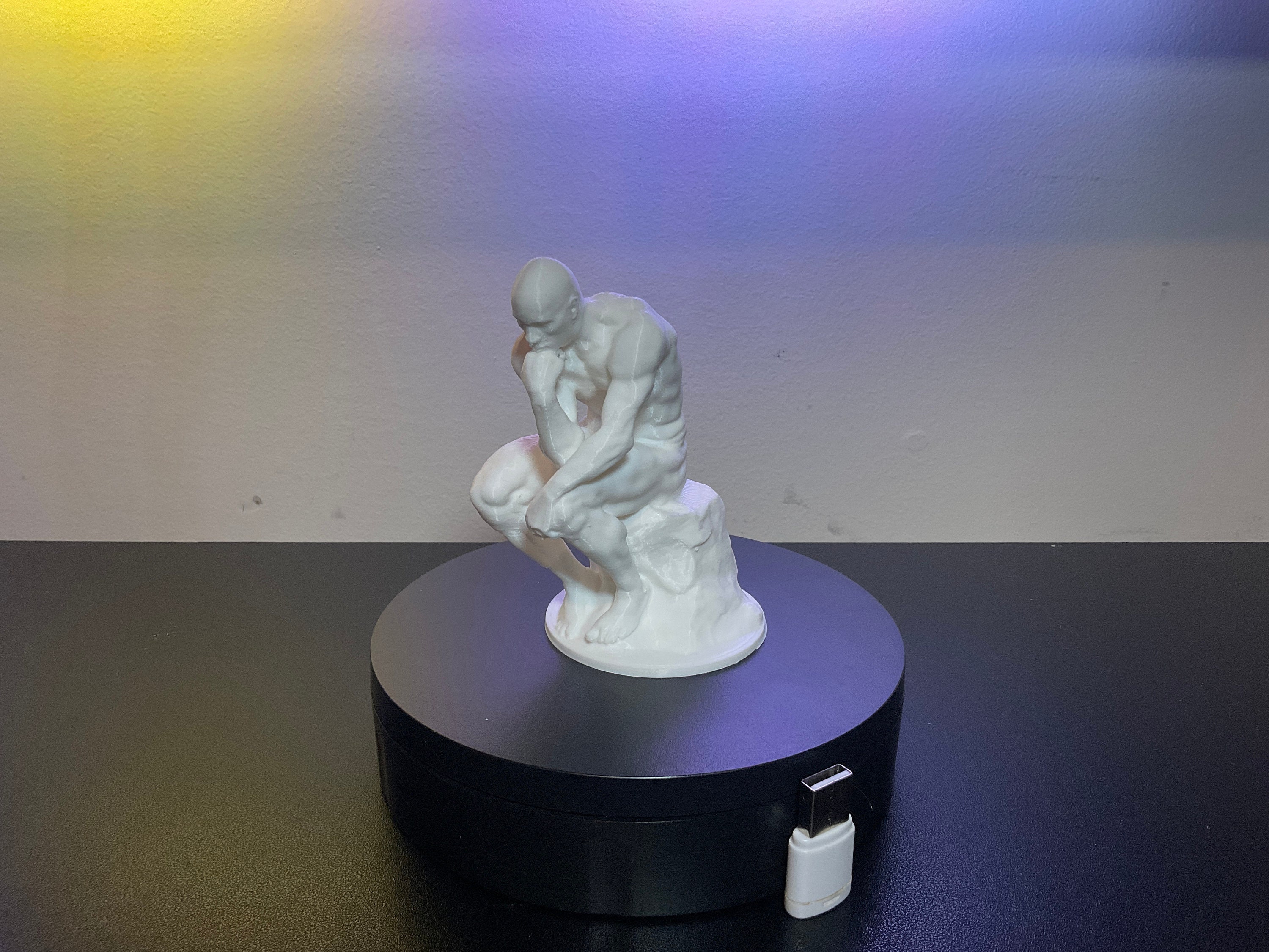 The Rock Thinker 3D Printed Statue, Dwayne Johnson Gift - Etsy