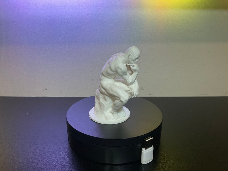 The Rock Thinker 3D Printed Statue, Dwayne Johnson Gift - Etsy