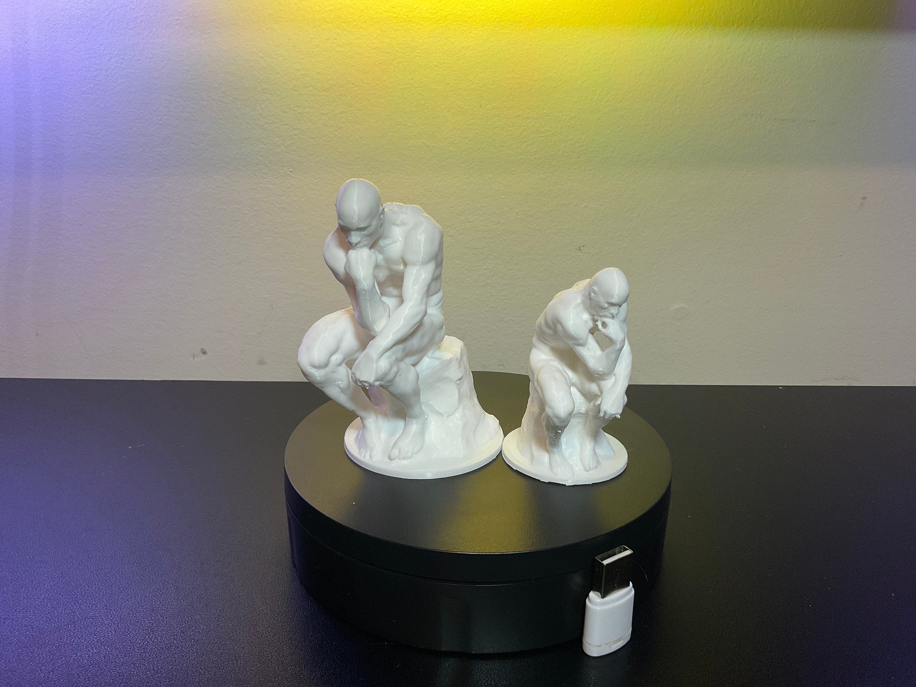 The Rock Thinker 3D Printed Statue, Dwayne Johnson Gift - Etsy
