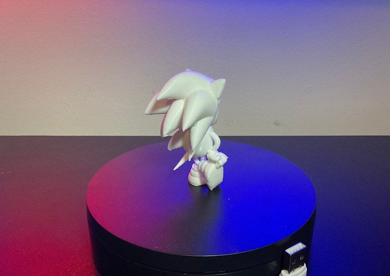 The Rock Sonic 3D Printed Figure Statue, Sega Fan Gift, Dwayne Johnson ...