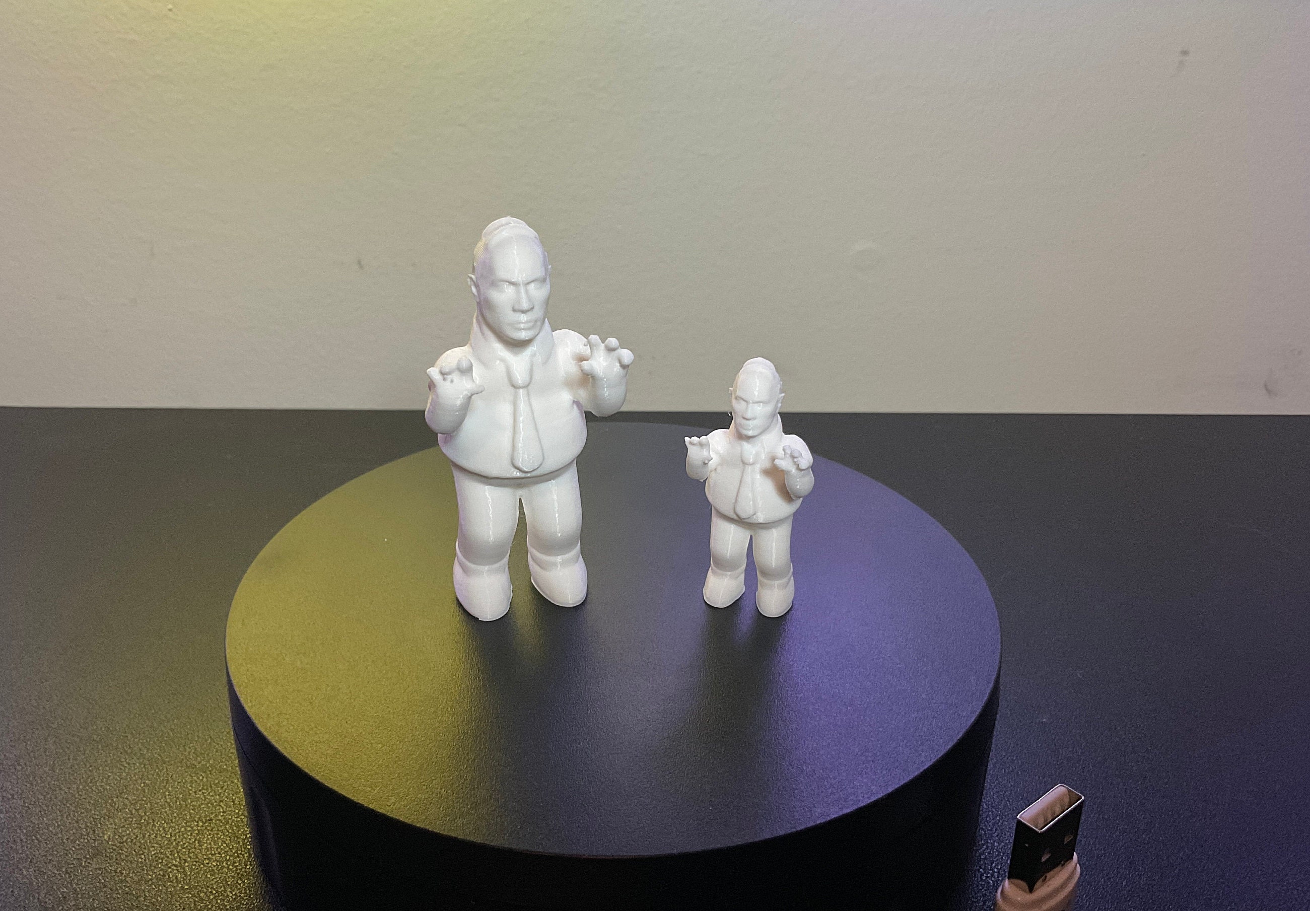 The Rock Homer Simpson 3D Printed Figure Statue the Simpsons - Etsy