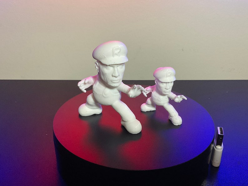 The Rock Mario 3D Printed Figure Statue, Nintendo Fan Gift, Dwayne ...
