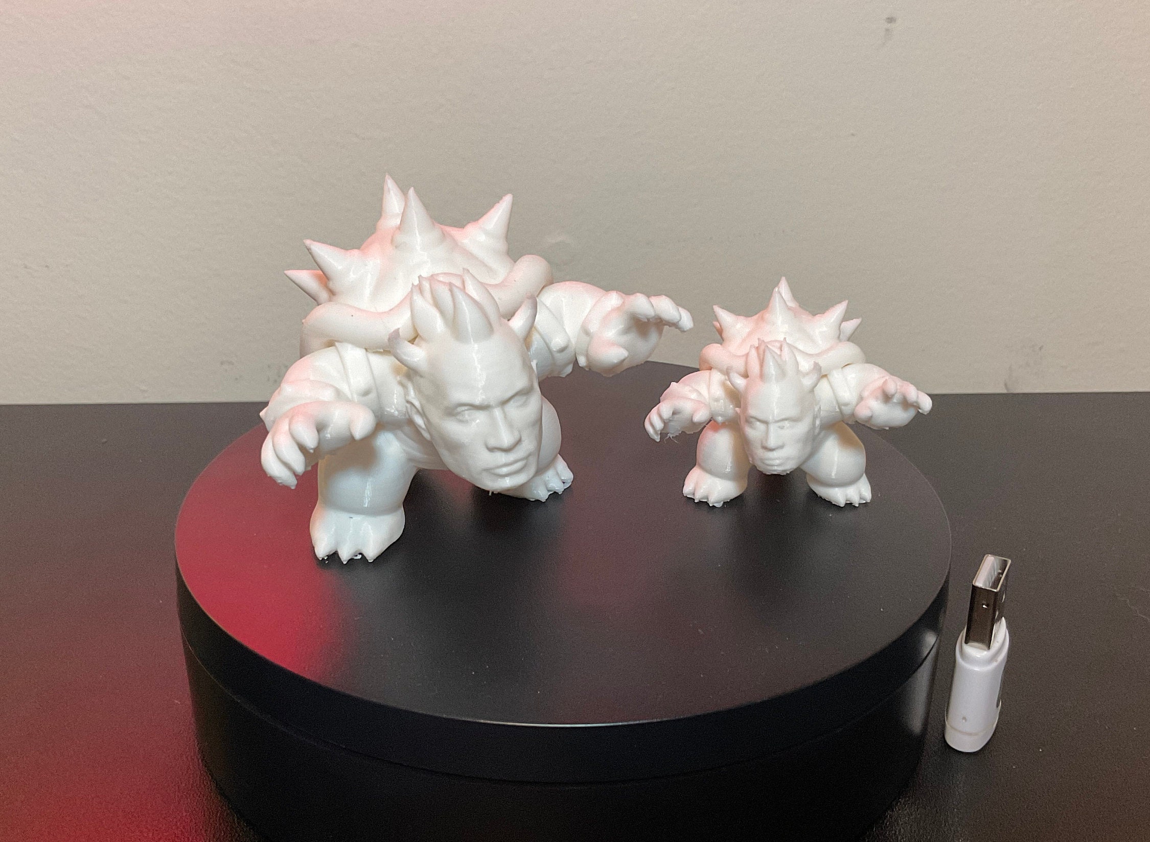 The Rock Bowser 3D Printed Figure Statue Mario Bros - Etsy Hong Kong
